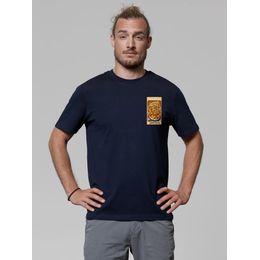 wat? Apparel T-Shirt Tarot Nachos in Dunkelblau | Gr.: 48