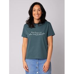 wat? Apparel T-Shirt Das haben wir schon immer so gemacht in Petrol | Gr.: 42