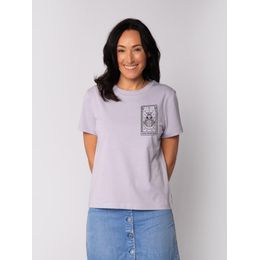 wat? Apparel T-Shirt Tarot High Priestess in Lavender | Gr.: 44