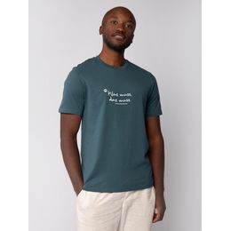 wat? Apparel T-Shirt Was muss das muss in Petrol | Gr.: 46