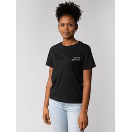 wat? Apparel T-Shirt Ich kann so nicht arbeiten in Schwarz | Gr.: 44