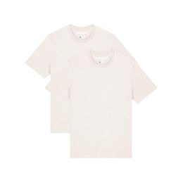 wat? Apparel T-Shirt 2er Multipack Bio Basic T-Shirt Off White in Off White | Gr.: 46