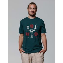 wat? Apparel T-Shirt Christmas with love in Dunkelgr&uuml;n | Gr.: 54