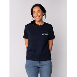 wat? Apparel T-Shirt Geht nicht gibts nicht in Dunkelblau | Gr.: 34