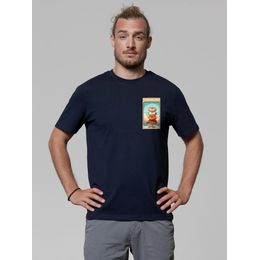 wat? Apparel T-Shirt Tarot The Donut in Dunkelblau | Gr.: 52