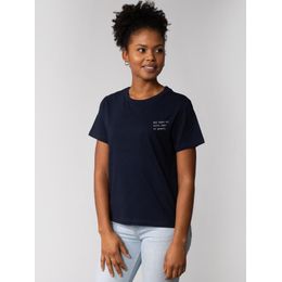 wat? Apparel T-Shirt Das haben wir schon immer so gemacht in Dunkelblau | Gr.: 36