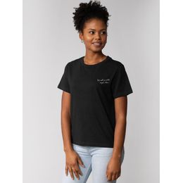 wat? Apparel T-Shirt Ich will ja nichts sagen aber in Schwarz | Gr.: 42