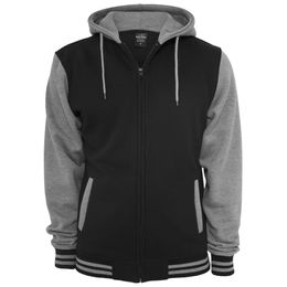 Urban Classics Sweat & Fleece - Hoodies Zipthrough in blk/gry | Gr.: M