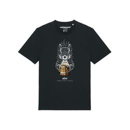 wat? Apparel T-Shirt [#afts] Eichh&ouml;rnchen in Schwarz | Gr.: 54