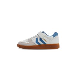 Hummel Klettverschluss Sneaker Handball Perfekt Kinder in WHITE/FADED DENIM | Gr.: 36