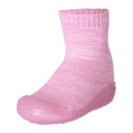 Playshoes Kinder Hausschuh "Hausschuh gestrickt" in Rosa | Gr.: 18/19