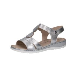 Caprice Sandalette in SILVER METAL. | Gr.: 38
