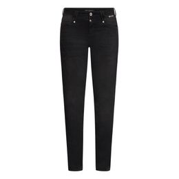 Betty Barclay Boyfriend-Hose mit Nieten in Black Denim | Gr.: 46
