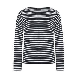 Betty Barclay Strickpullover mit U-Boot-Ausschnitt in Patch Dark Blue/Cream | Gr.: 42