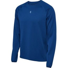 Hummel Sportshirt "Hmlpulse Performance Midlayer" in Blau | Gr.: XL