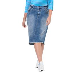 LAURAS&Oslash;N Jeansrock in blue denim | Gr.: 50