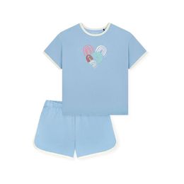 Schiesser Pyjama Nightwear in pacific blue | Gr.: 140