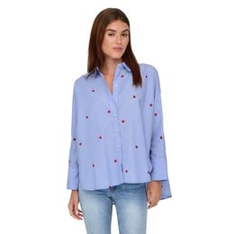 Only Bluse ONLNEW LINA GRACE in Blau | Gr.: S