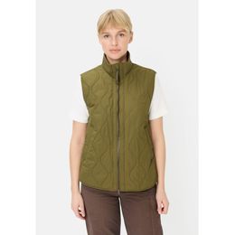 Camel Active Weste mit Stehkragen in Oliv | Gr.: 34
