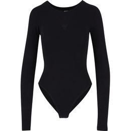 Urban Classics Damen Ladies Stretch Jersey Longsleeve Body in black | Gr.: M