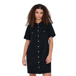 Only Kleid ONLLISA S/S DNM in Schwarz | Gr.: S