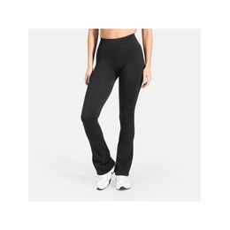 Smilodox Schlaghose Leggings Aylin Scrunch in Schwarz | Gr.: M