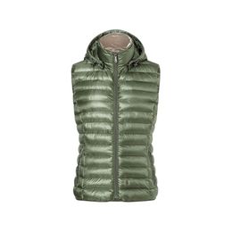 Wellensteyn Weste Italy Vest Hood in Dunkeloliv | Gr.: L