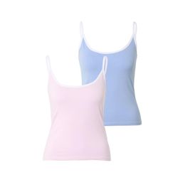 Urban Classics Tanks & Cami in powderblue/white+blushedrose/white | Gr.: L