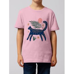 wat? Apparel T-Shirt Love and flex in Rosa | Gr.: 110/116