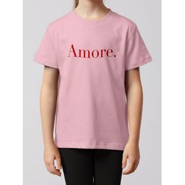 wat? Apparel T-Shirt Amore in Rosa | Gr.: 110/116