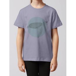 wat? Apparel T-Shirt Meeresschildkr&ouml;te in Lavender | Gr.: 122/128
