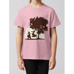 wat? Apparel T-Shirt Schaukeln in Rosa | Gr.: 134-146