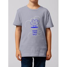 wat? Apparel T-Shirt Good vibes only in Lavender | Gr.: 110/116