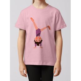 wat? Apparel T-Shirt Turnen in Rosa | Gr.: 110/116