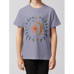 wat? Apparel T-Shirt Love and flex in Lavender | Gr.: 134-146
