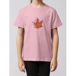 wat? Apparel T-Shirt Herbst in Rosa | Gr.: 98/104