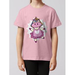 wat? Apparel T-Shirt Ballett Unicorn in Rosa | Gr.: 134-146