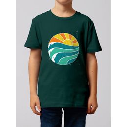 wat? Apparel T-Shirt Summer Sun in Dunkelgr&uuml;n | Gr.: 152-164