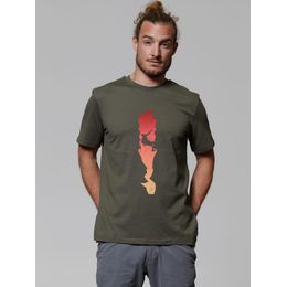 wat? Apparel T-Shirt There's no limit in Khaki | Gr.: 50