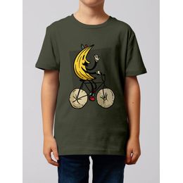 wat? Apparel T-Shirt Banana Rider in Khaki | Gr.: 134-146