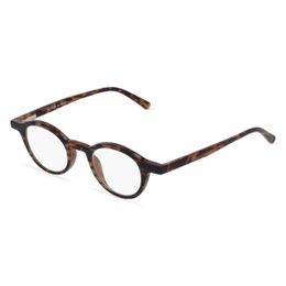 Lesebrille Fielmann READER 001 FLEX TR | Unisex | Fassung: Rund, Kunststoff, Havanna
