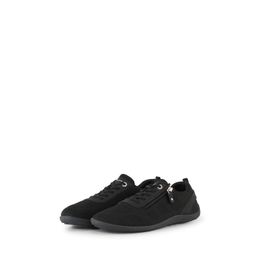 Tom Tailor Damen Sneaker mit Rei&szlig;verschluss-Detail, schwarz, Uni, Gr. 37