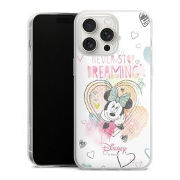 DeinDesign iPhone 15 Pro Max Handy Silikon H&uuml;lle Case transparent Handyh&uuml;lle Official Licensed Product Minnie Mouse Disney Silikon Case
