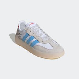 Herren Sneaker "BARREDA DECODE", adidas Sportswear, Gr. 44cloud wei&szlig;, semi blau burst, semi impact orange, Leder, Textil, Schuhe, inspiriert vom