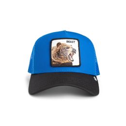 Snapback Cap GOORIN BROS. "Cap OG Trucker", Herren, blau (the beast bear), Obermaterial: 57% Polyester PES. 43% Baumwolle CO., Caps