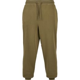 Stoffhose Urban Classics "Urban Classics Herren Basic Sweatpants", Herren, Gr. S, US-Gr&ouml;&szlig;en, tiniolive, 80% Baumwolle, 20% Polyester, unifarben, normal, Hosen Stoffhose