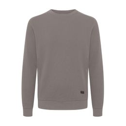 Longpullover INDICODE "Sweatshirt IDNado", Herren, Gr. L, grau (pewter), Obermaterial: 100% Baumwolle CO., Sweatshirts Longpullover