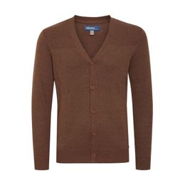 Cardigan Blend "Cardigan BHCaden", Herren, Gr. L, braun (mocca mix), Obermaterial: 100% Baumwolle CO., Strickjacken