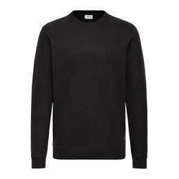!Solid Longpullover SOLID "Sweater SDAULA", Herren, Gr. L, schwarz (true schwarz), Obermaterial: 65% Polyester PES. 35% Baumwolle CO., Pullover Longpullover