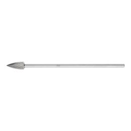 Pferd TOOLS Hartmetall Fr&auml;sstift Spitzbogen SPG &Oslash; 12x25 mm Schaft-&Oslash; 6x150mm Z3P universal mittel kreuzv. (21122727)